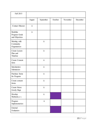 Program Planning II Final Proposal | PDF