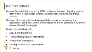 Highway capacity and level of service.pptx
