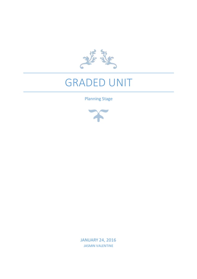 Graded unit - Planning stage - Jasmin Valentine | DOCX | Equine Sports ...