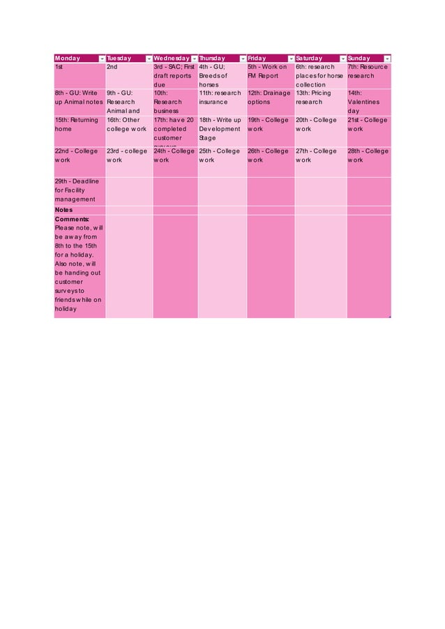 Graded unit - Planning stage - Jasmin Valentine | DOCX | Equine Sports ...