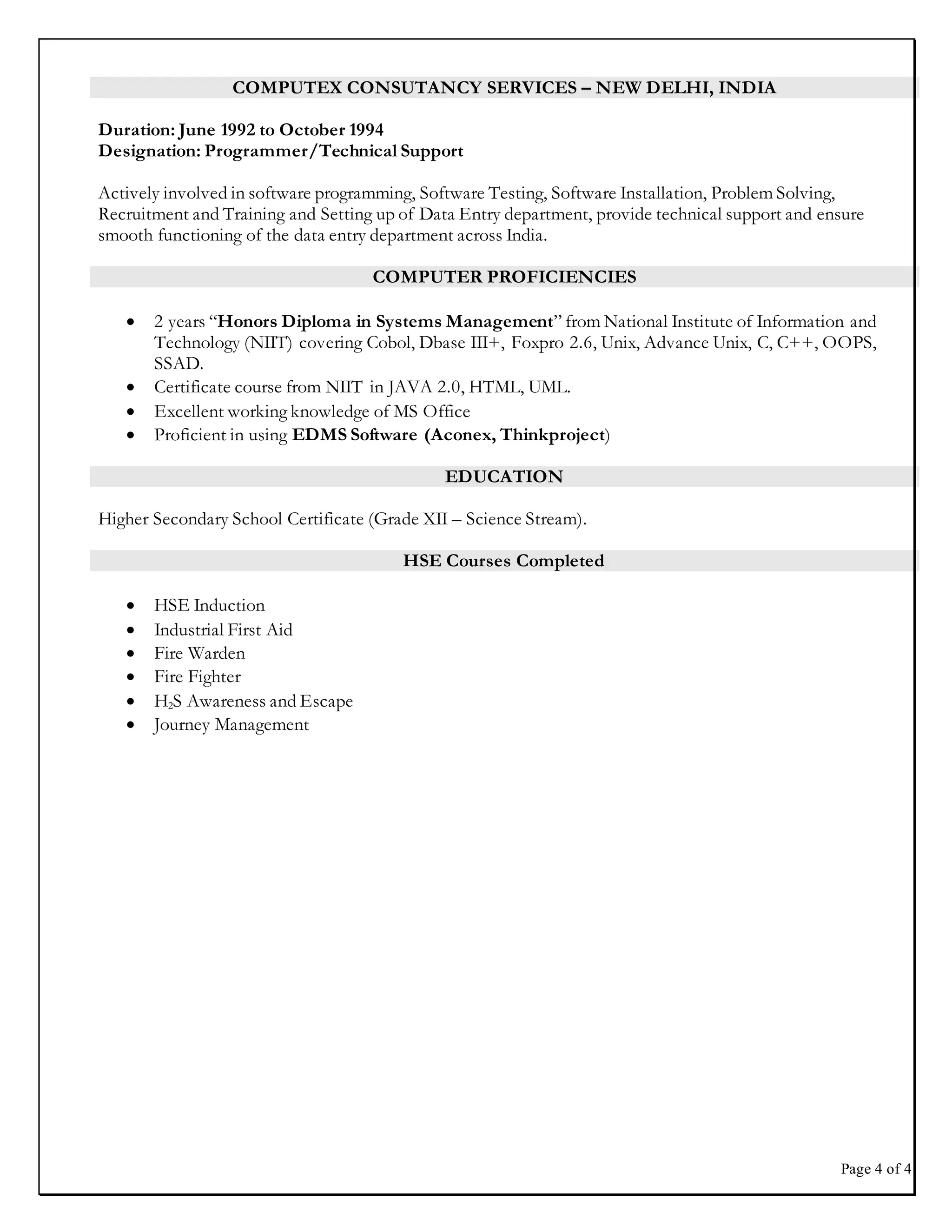 Anil Parmar - Resume - Document Controller | DOCX