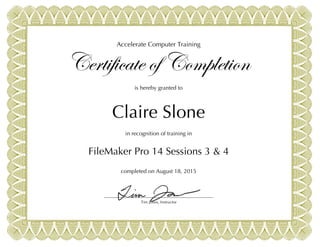 Training-Certificate-3508 | PPT