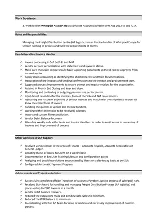 Rahul Behera Resume | DOC