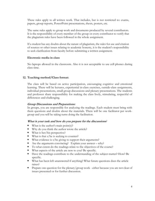 PEP 6043 Human Rights Education syllabus Gal Harmat | PDF | Educational ...