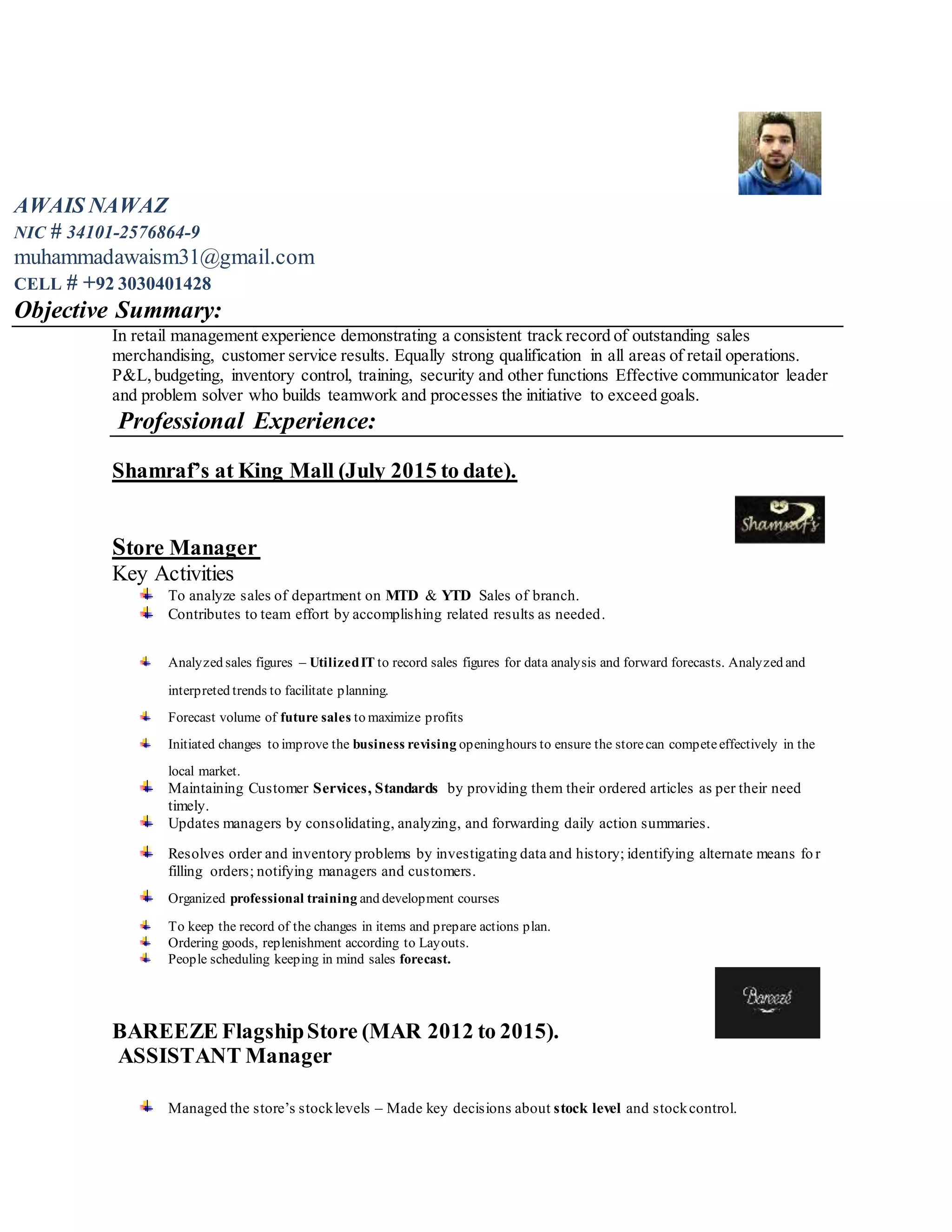 AWAIS CV | PDF