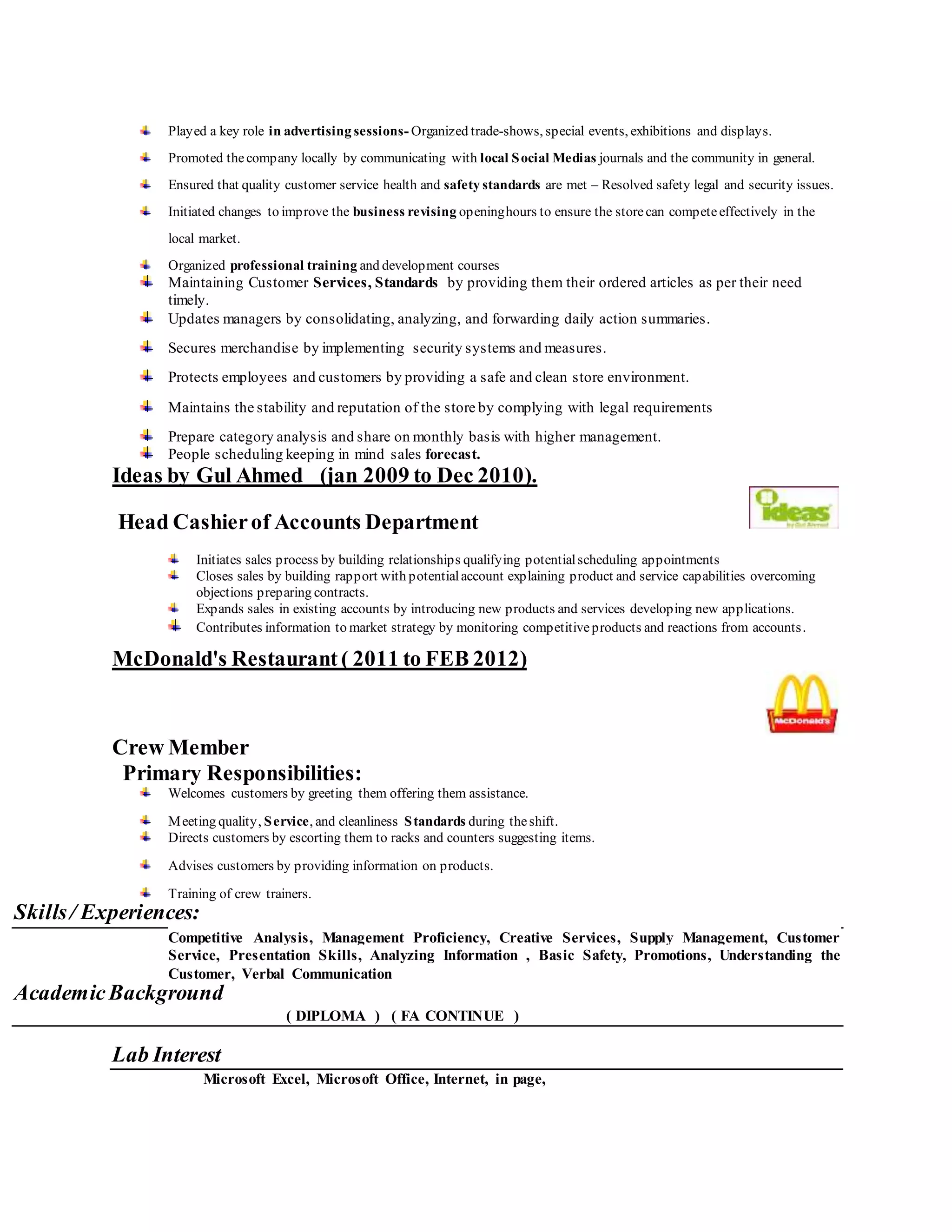 AWAIS CV | PDF