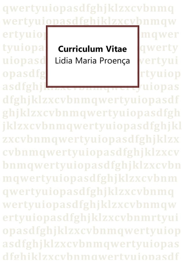 CV - Lidia - Latest at Jan 2016 | DOCX