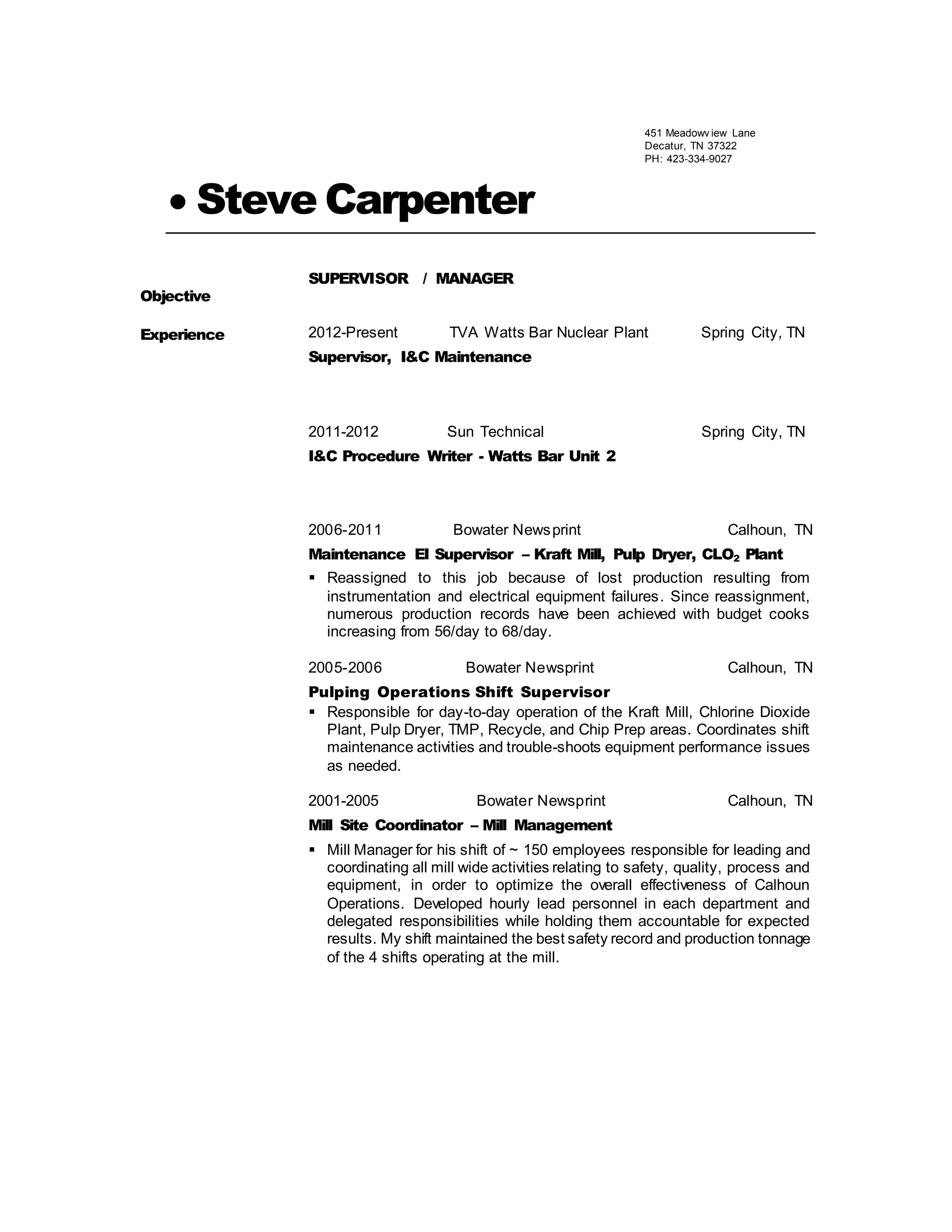 SteveResumeLinked | DOCX