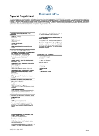 DiplomaSupplement | PDF