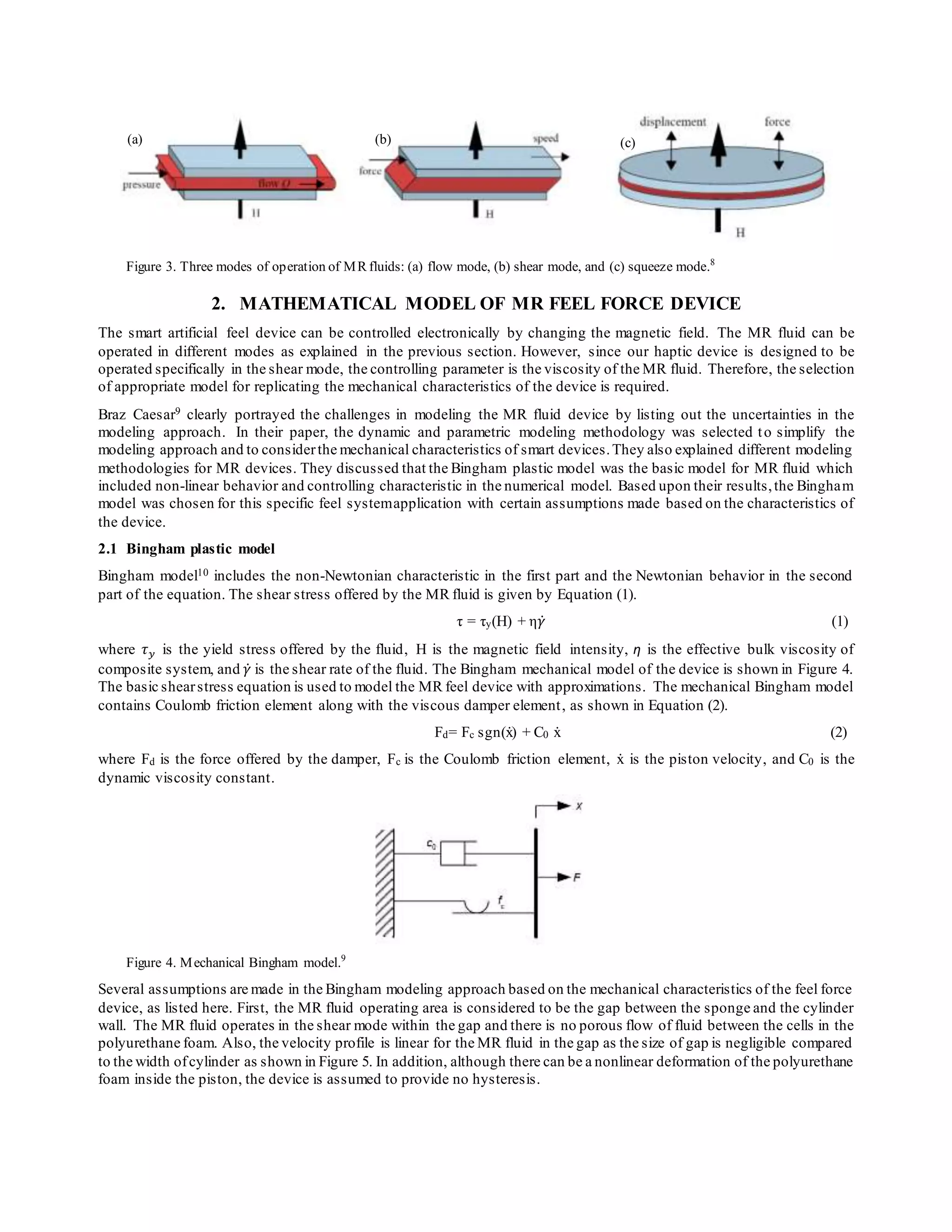 Artificial feel system | DOCX