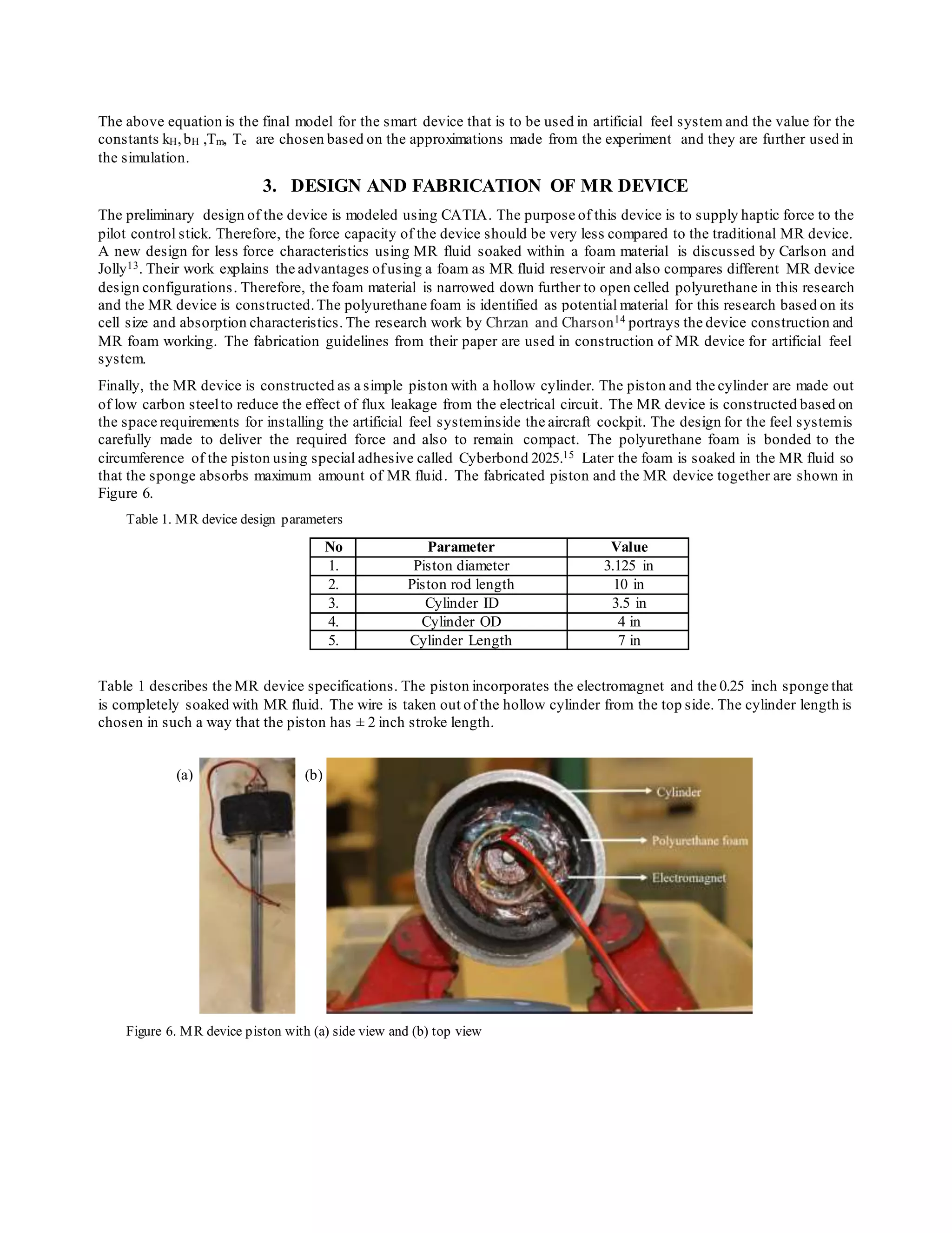 Artificial feel system | DOCX