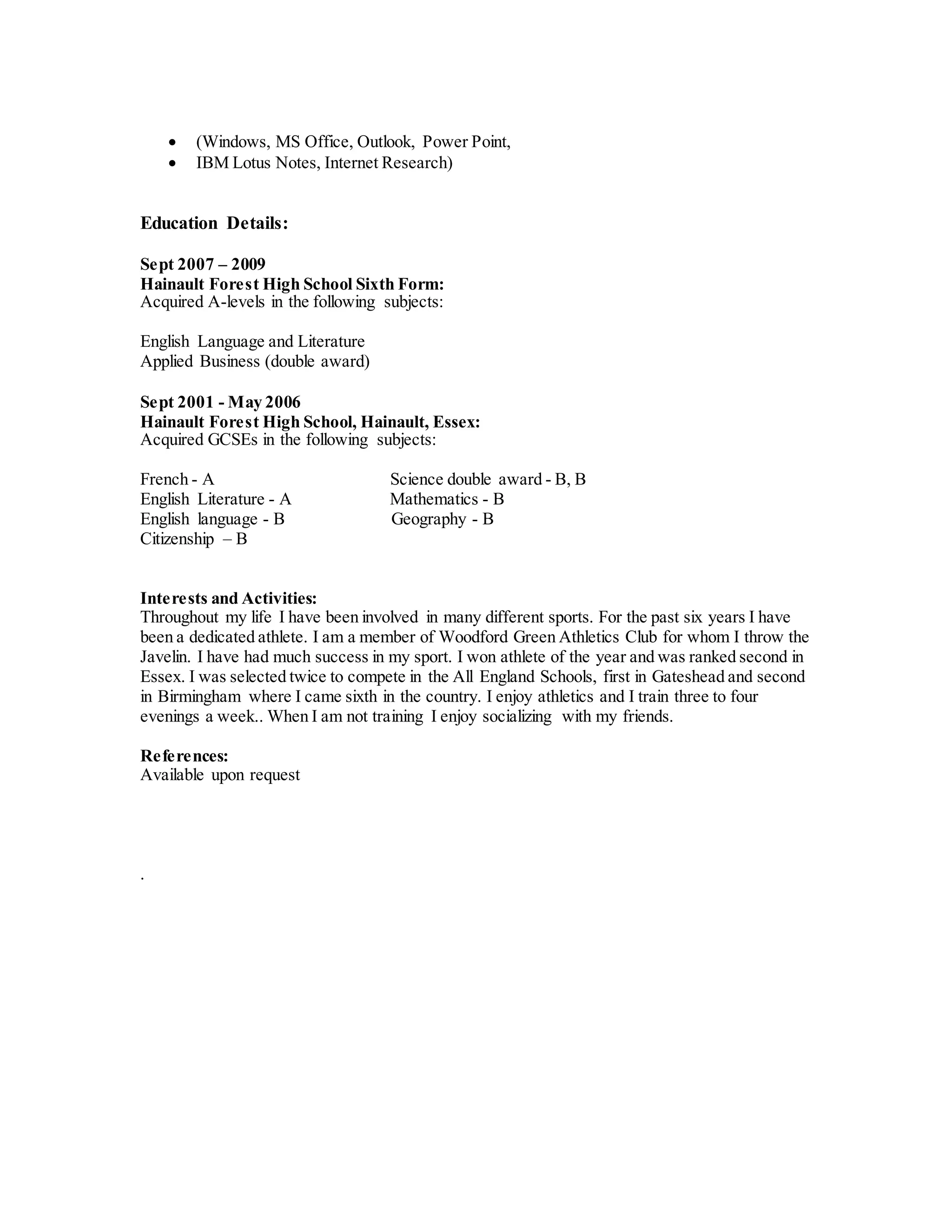 Jay Boddington CV | PDF