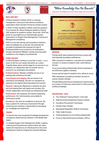 HiFliers_Profile_New | PDF