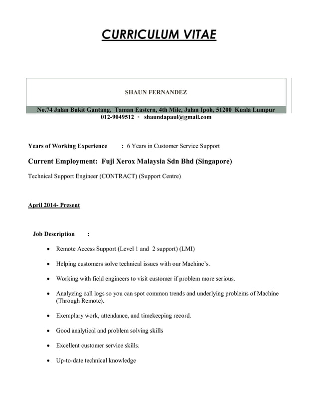 Shaun Resume New | PDF