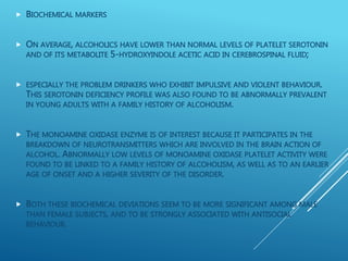 PATHOLOGY OF ALCOHOL DEPENDENCE | PPTX