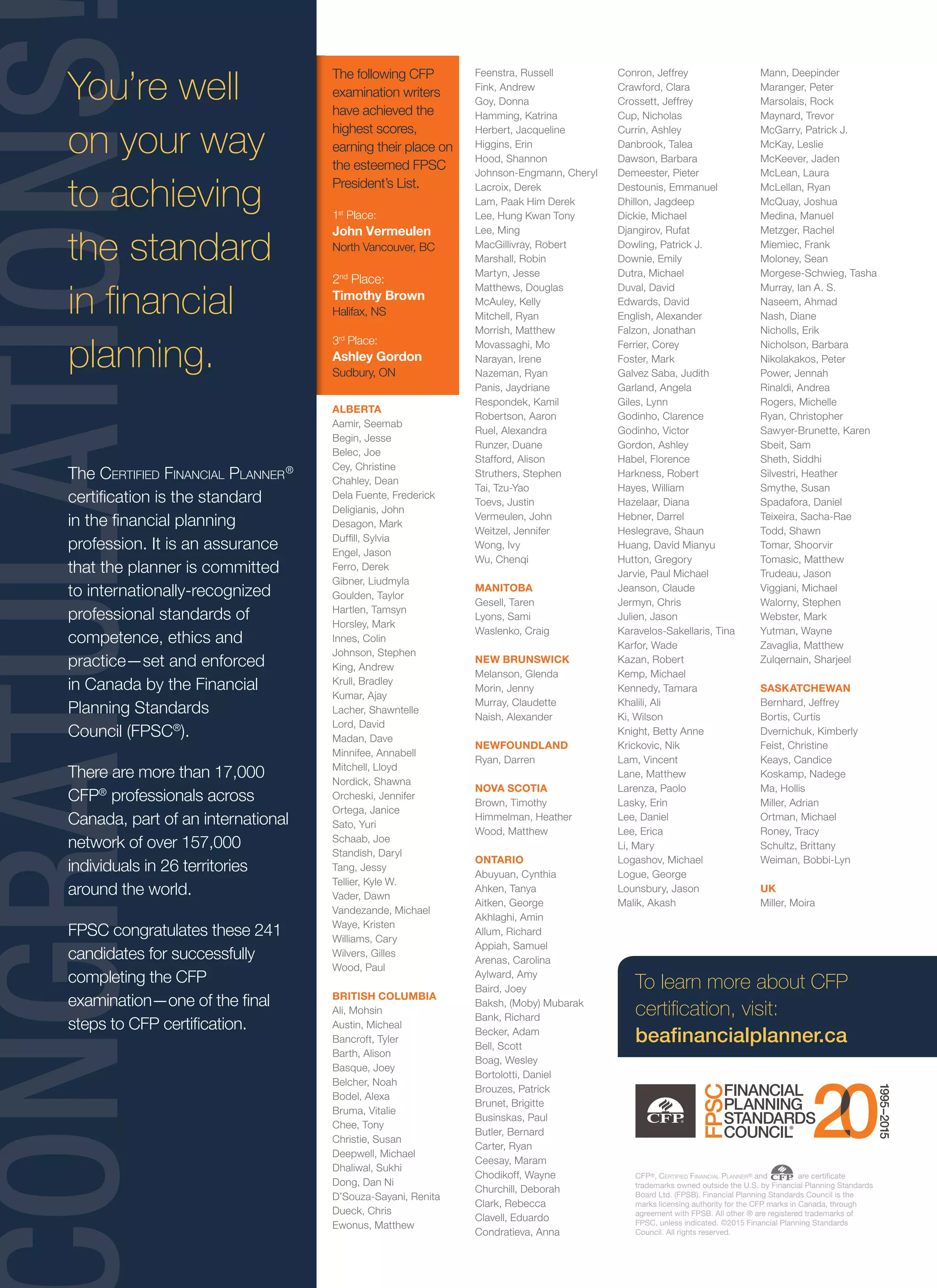 Investment Executive Ad Insertion September 2015 | PDF