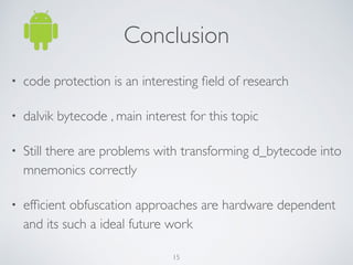 android code protection | PPT