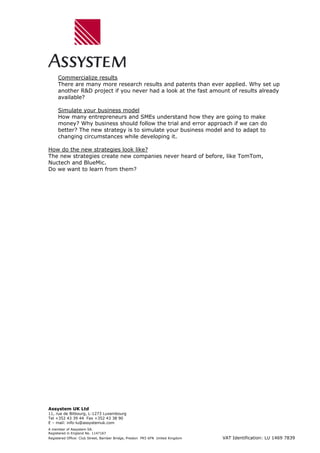 Paper on new strategies Siemon Smid | PDF | Small and Medium-sized ...