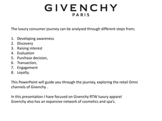 Givenchy Omni Retail Analysis | PPTX