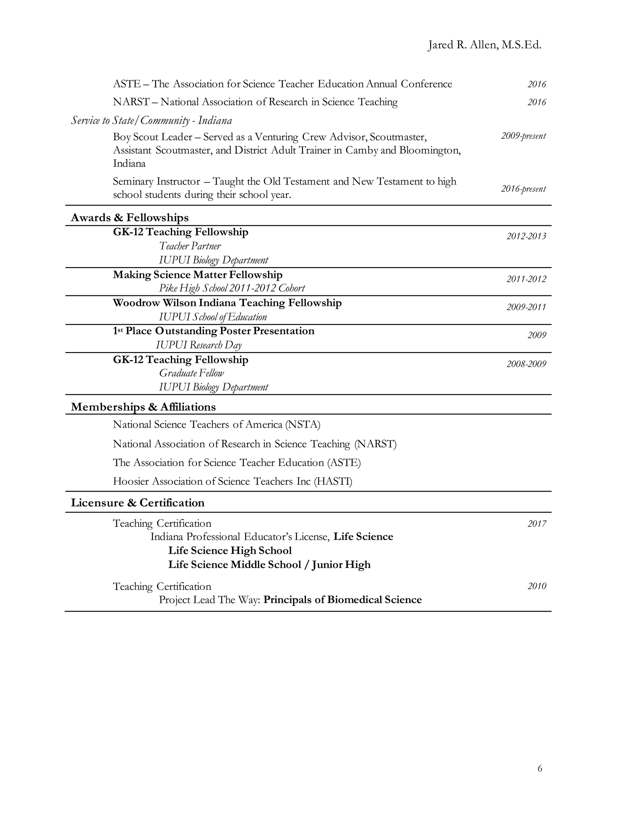 Allen_CV_FINAL | PDF