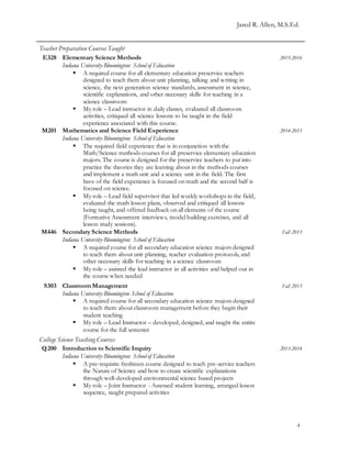 Allen_CV_FINAL | DOCX | Genetics | Science