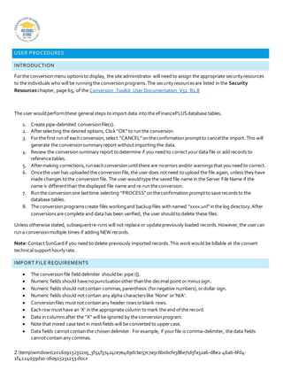 001a - Data Conversion Introduction | DOCX | Technology & Computing