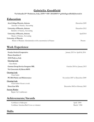 Gabriella Goodfield Resume | DOCX