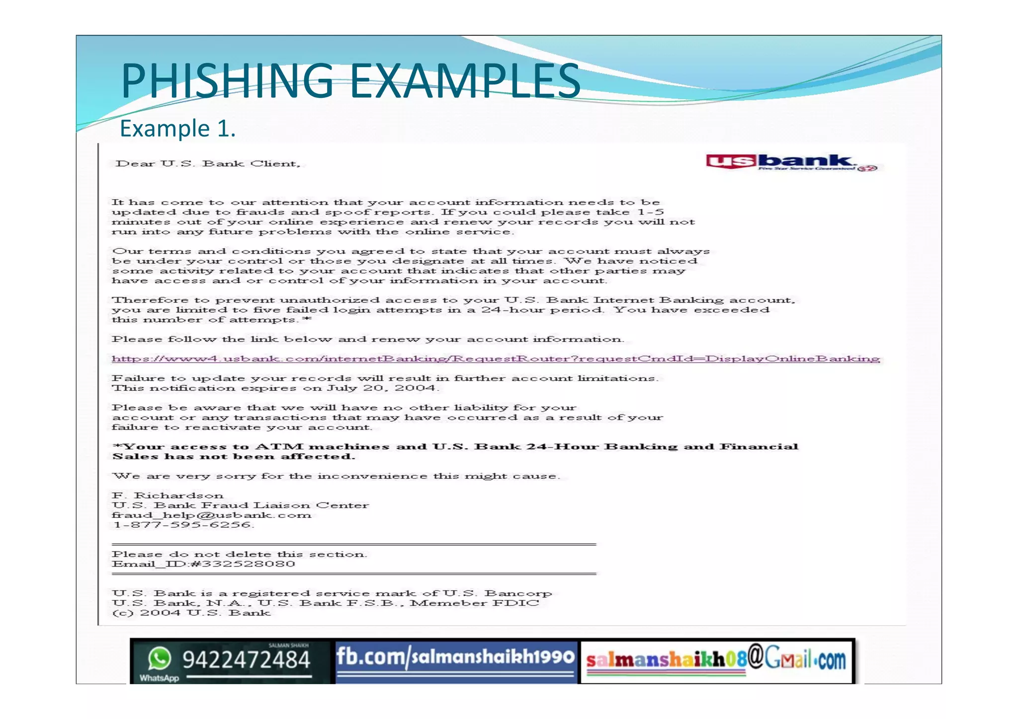 51 phishing attacks | PDF