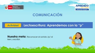 Lectoescritura primer grado primaria Com | PPTX