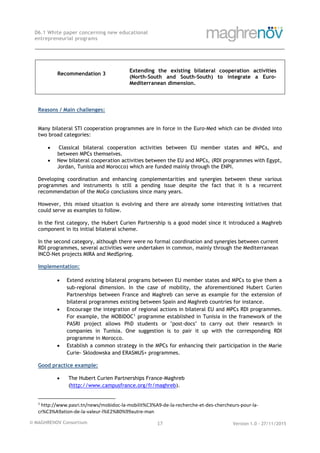 White paper concerning new educational entrepreneurial programs | PDF ...