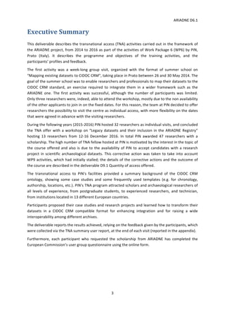 ARIADNE: Quantity of access offered (1) | PDF | Technology & Computing