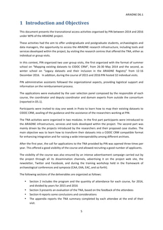 ARIADNE: Quantity of access offered (1) | PDF | Technology & Computing