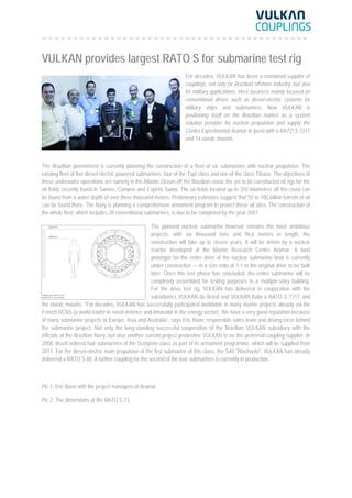 VULKAN-RATO-S-submarine-test-rig-Aramar | PDF