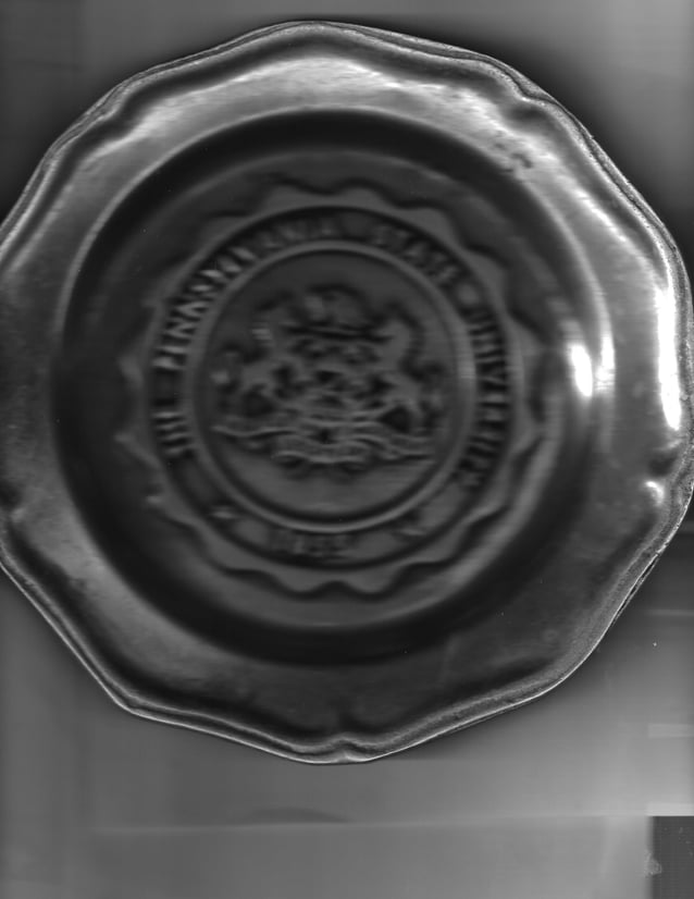 Evan Pugh Scholar Pewter plate | PDF