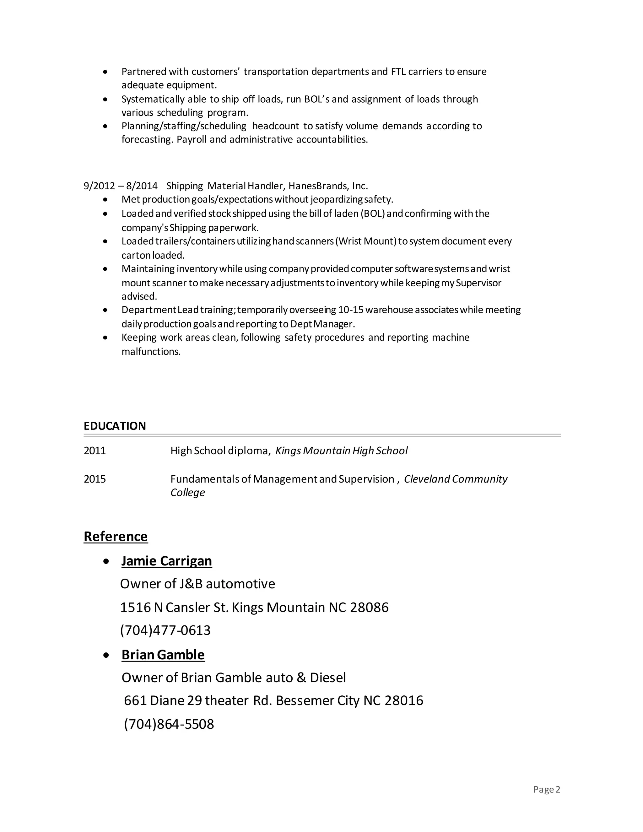 Matt Pruitt Resume | DOCX