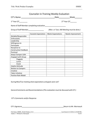 HMDC_Work Product_V1.0_PDF | PDF