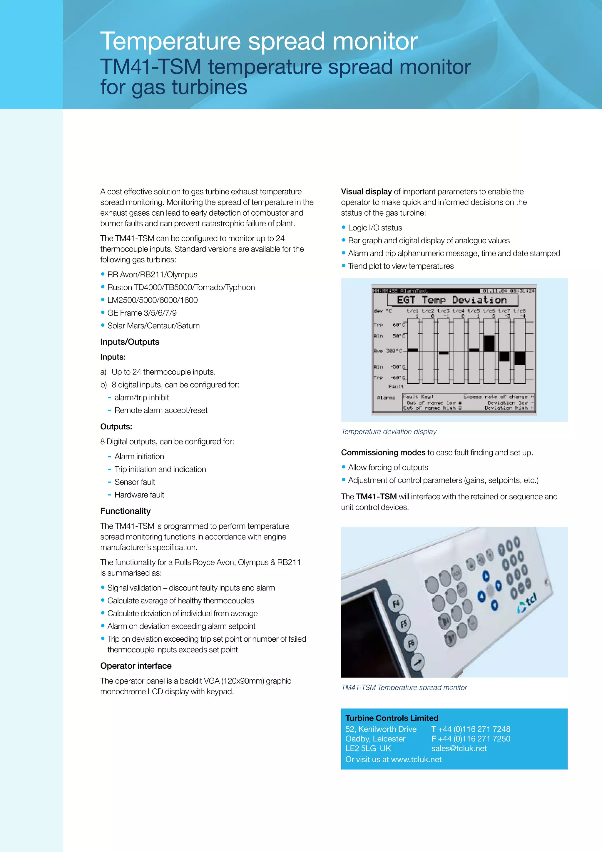 TCL Temperature Spread Monitor | PDF