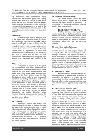 Protocols for Wireless Sensor Networks and Its Security | PDF