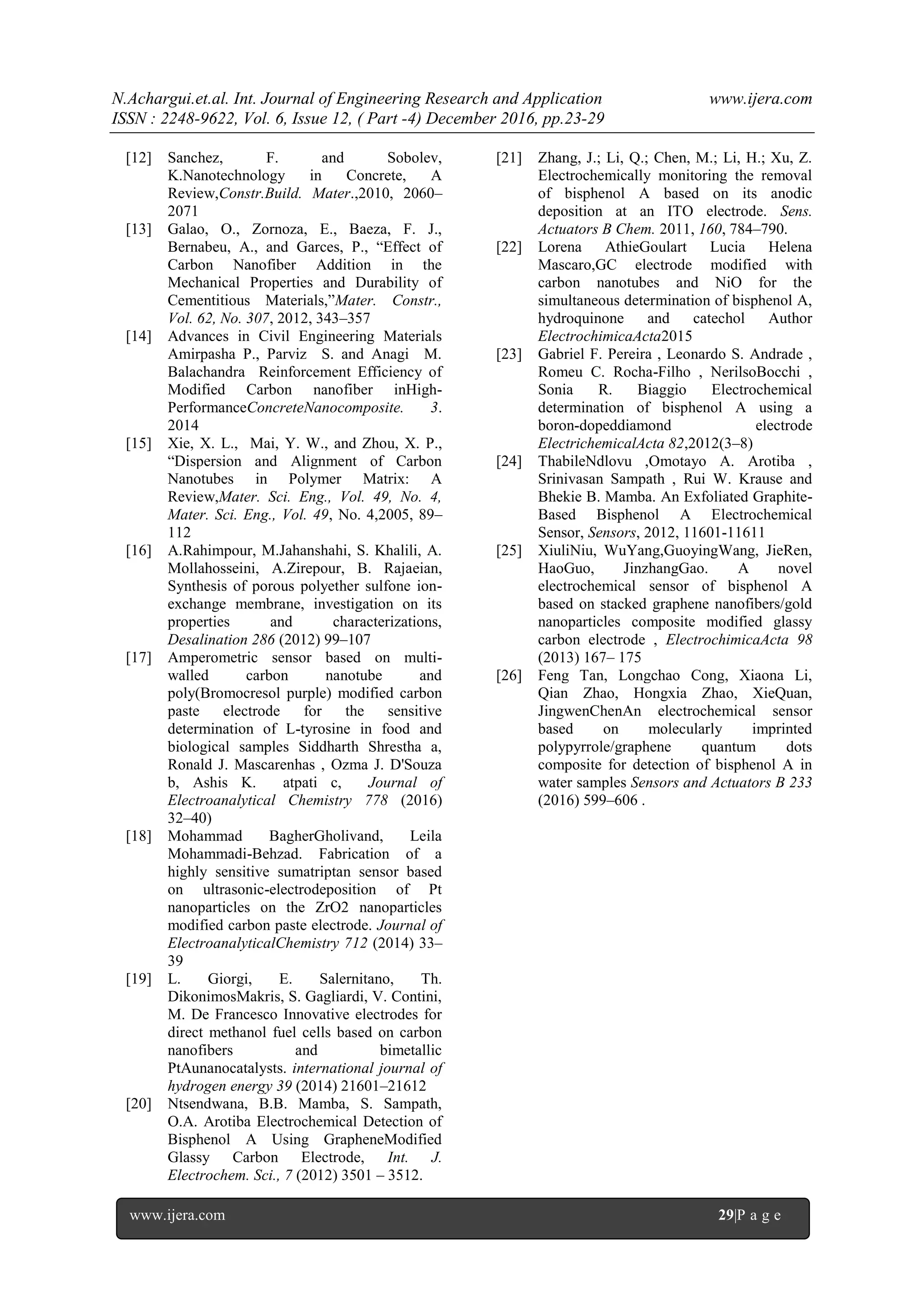 Electrochemical behaviorof carbon paste electrode modified with Carbon ...