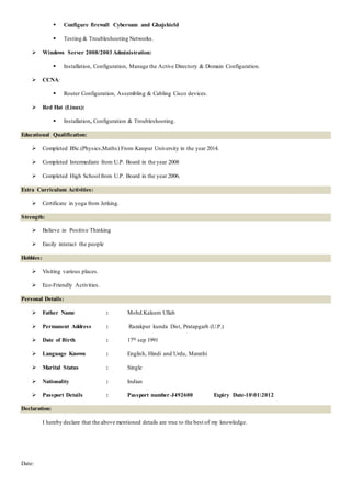 raza_kaleem-1_1_ (1) | DOCX | Computer Networking | Computing