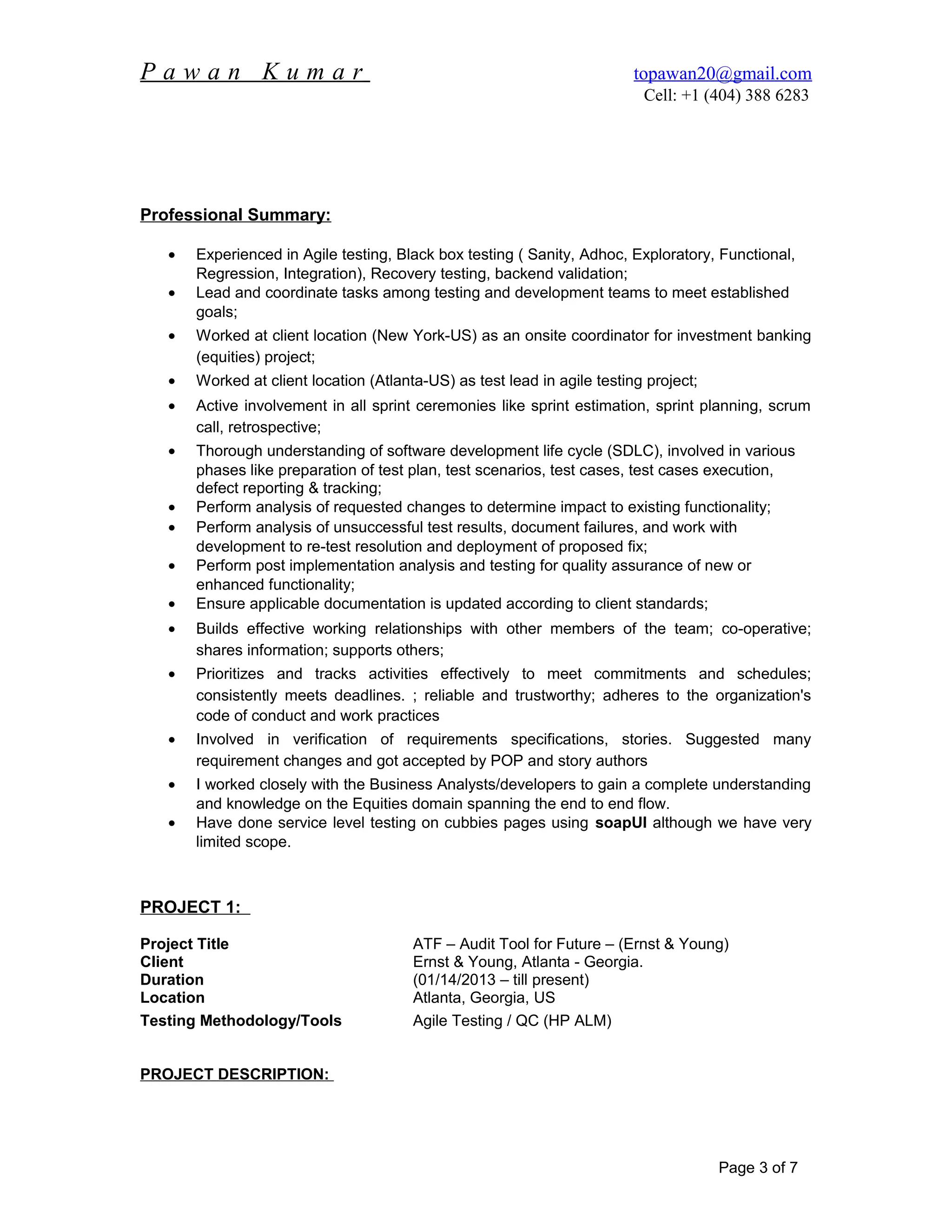 Pawan Kumar_Resume | DOC