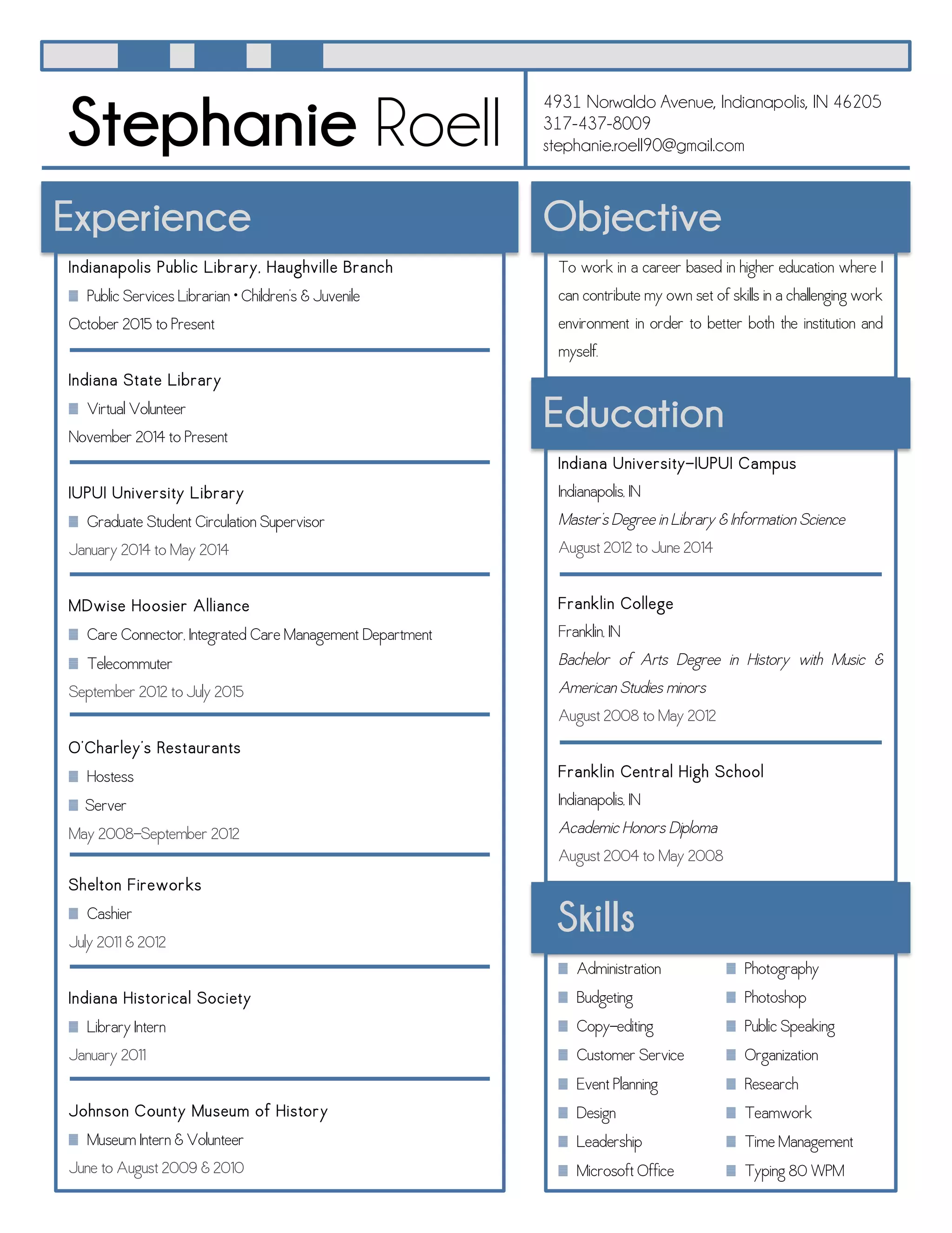 S. Roell • Resume | PDF | Education