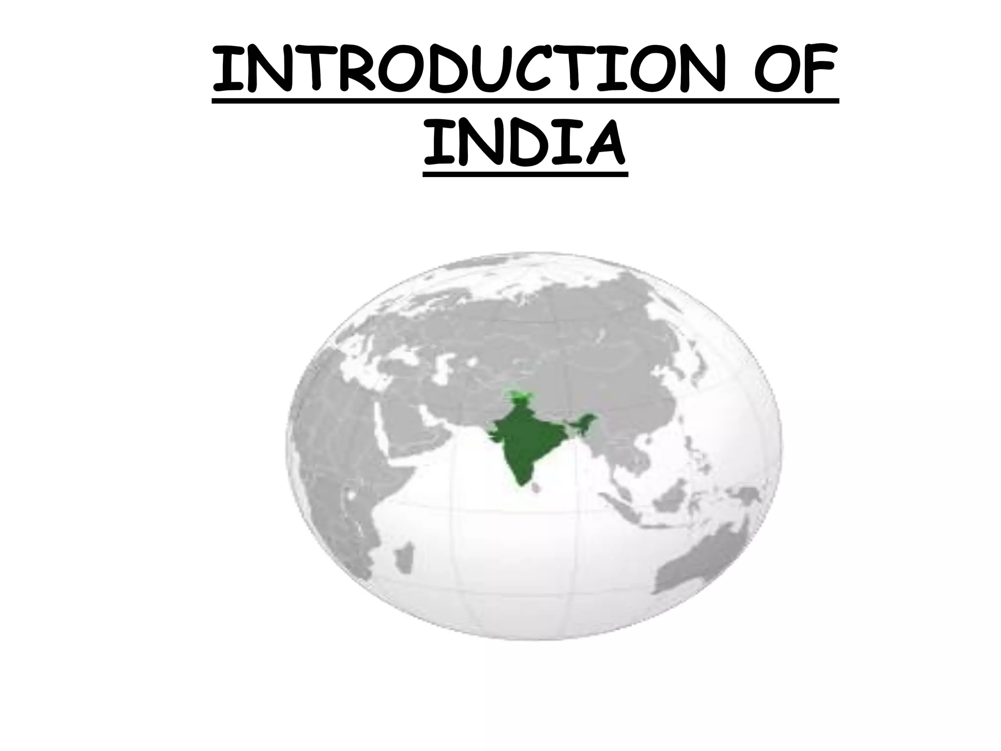 introduction of india 1 | PPTX