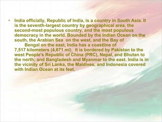 introduction of india 1 | PPTX