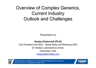 Complex Generics Overview - Outlooks and Challenges | PDF
