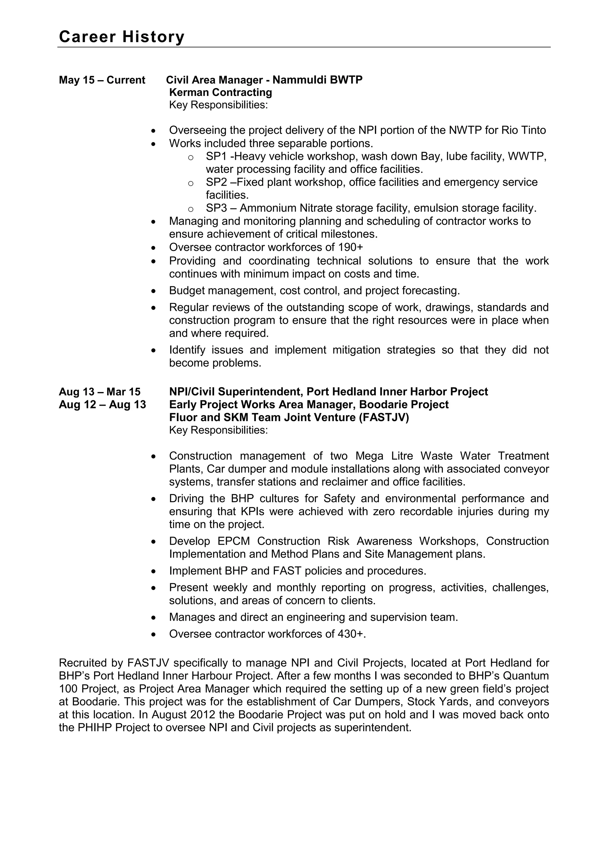 Ben Mullins Resume | PDF