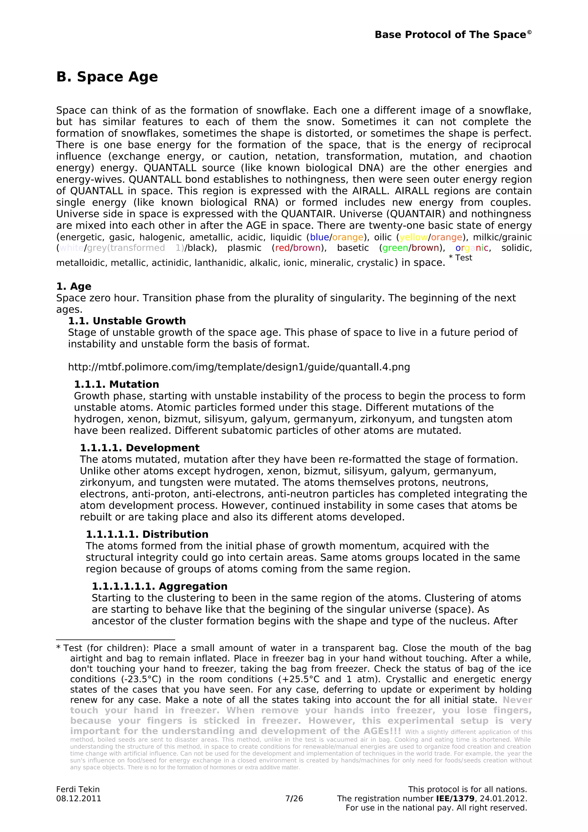 Base Protocol of The Space | PDF