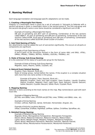 Base Protocol of The Space | PDF