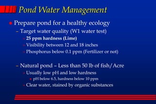 Fish Pond Management and Aquaculture 17 | PDF