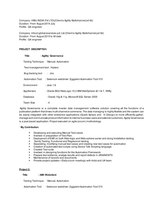 Priyanka Singh_testing_resume | PDF